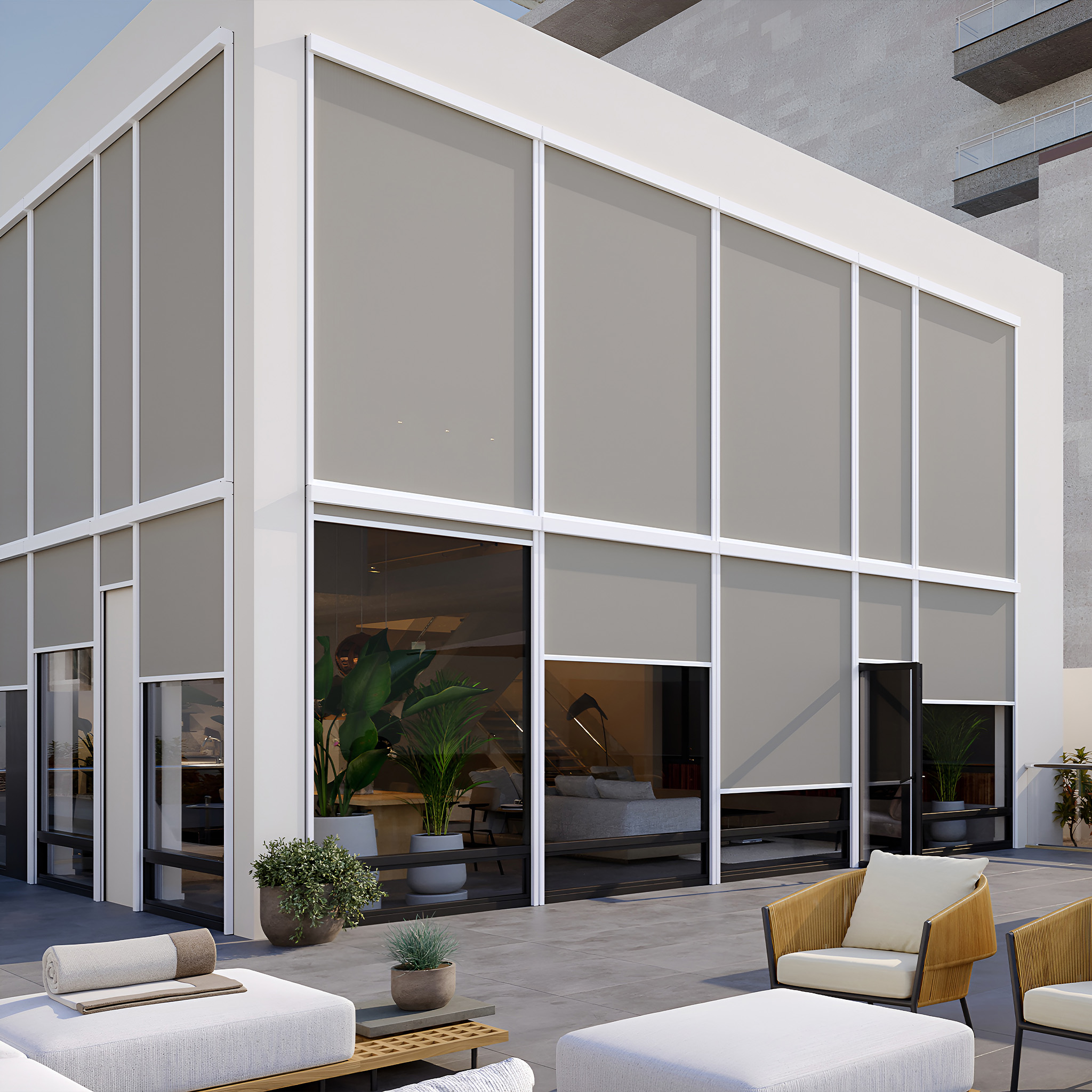 Koel in de zomer met outdoor screens